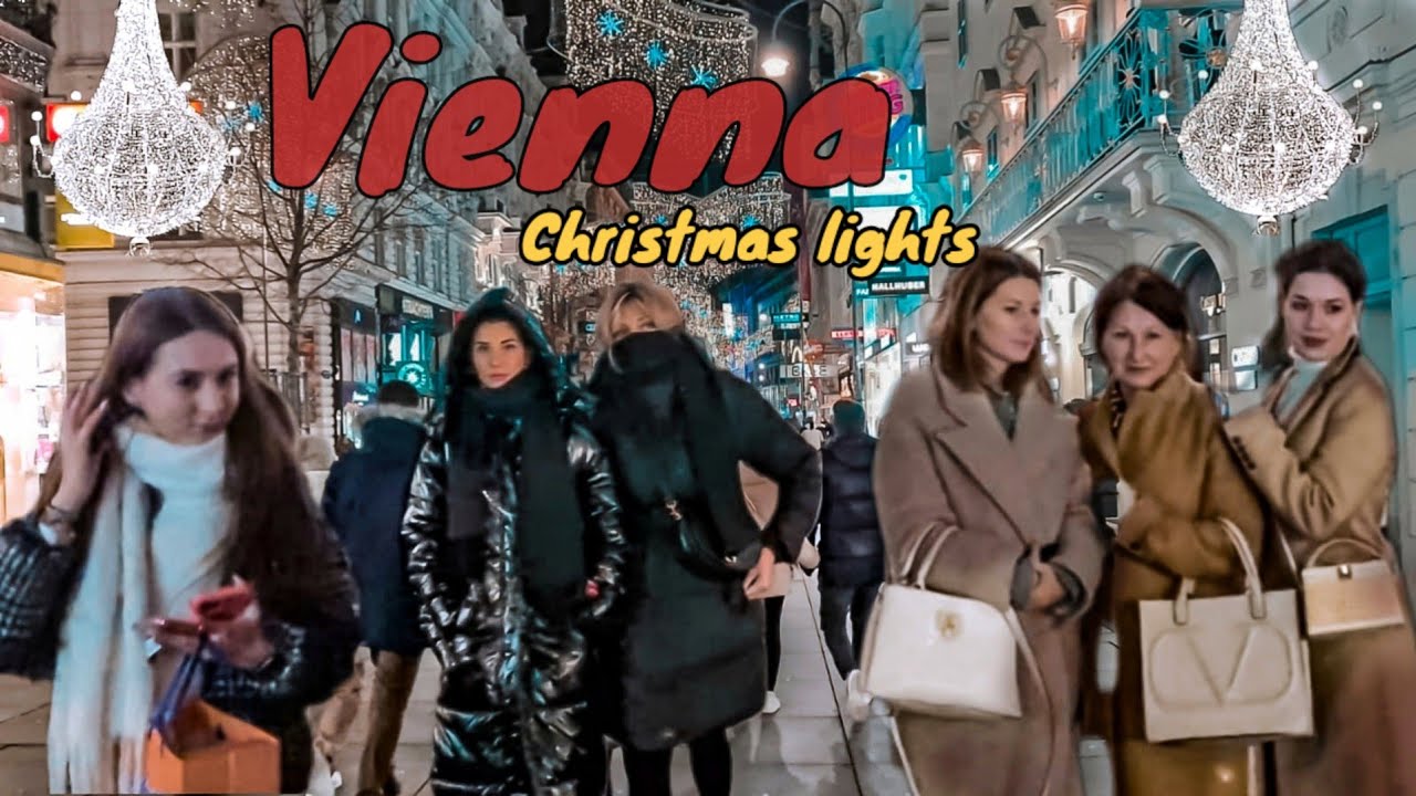 Christmas lights Vienna | Vienna Street Christmas shopping 2022 ...