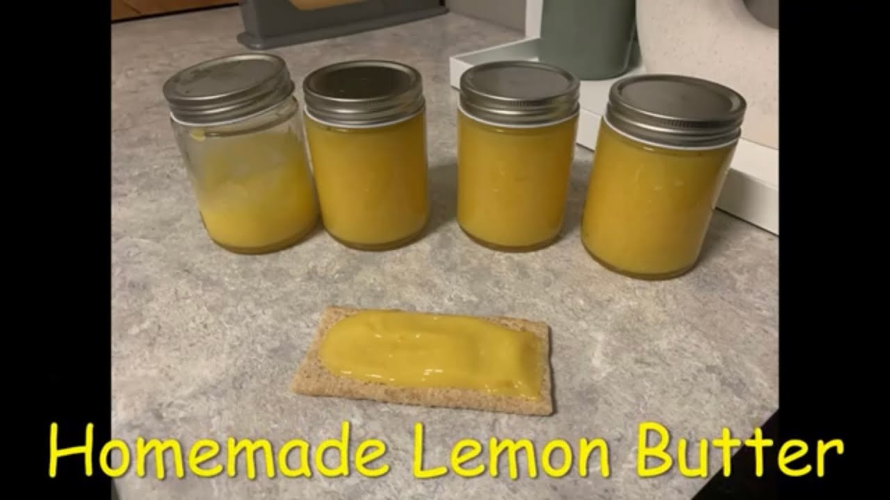 how to make homemade Lemon Butter - YouTube