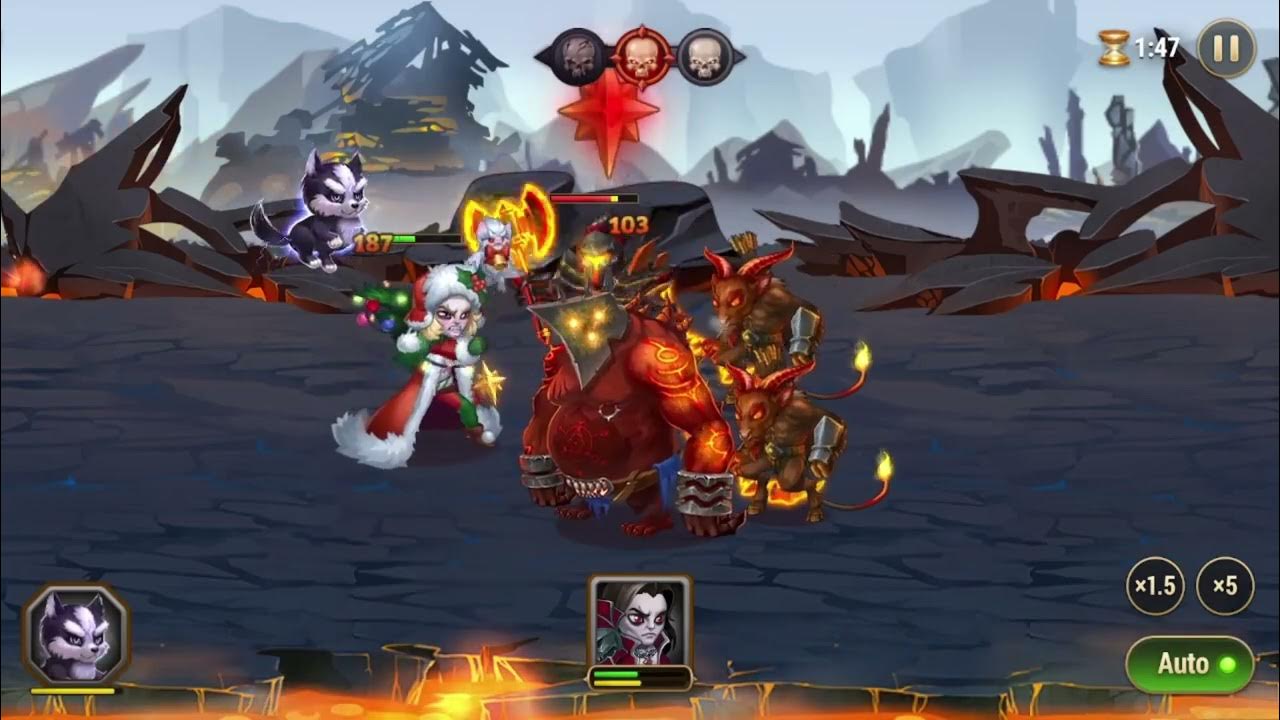 Hero Wars Fenris Vs Archdemon Chapter 1 Ruled By Fire Youtube