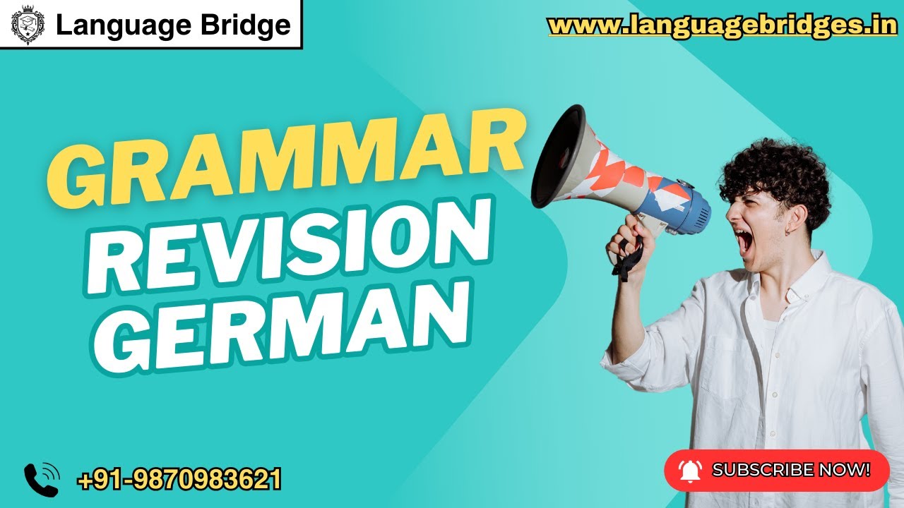A1 Grammar Revision full German Revision Language Bridge German Class ...