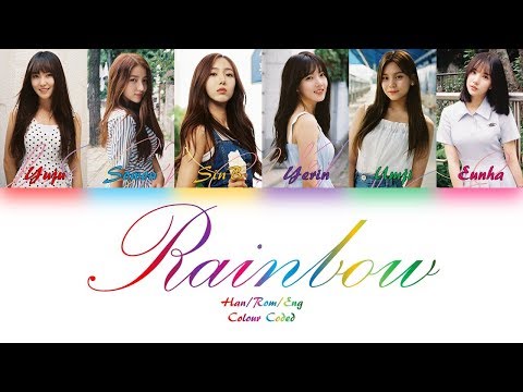 GFRIEND (여자친구) RAINBOW LYRICS (Han/Rom/Eng) Colour Coded