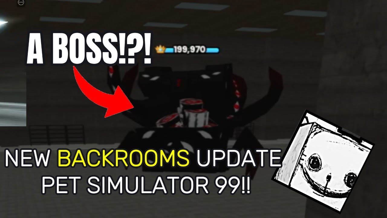 EVERYTHING NEW IN THE BACKROOMS UPDATE IN PET SIMULATOR 99 - YouTube