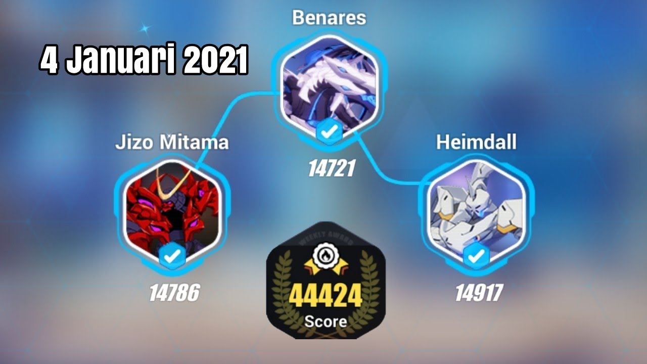 [SIM Battle] Jizo Mitama/Benares/Heimdall - HI3rd - YouTube