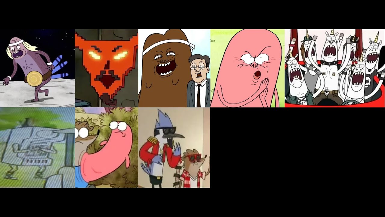 Defeat of My Favorite Regular Show S01 Villians - YouTube