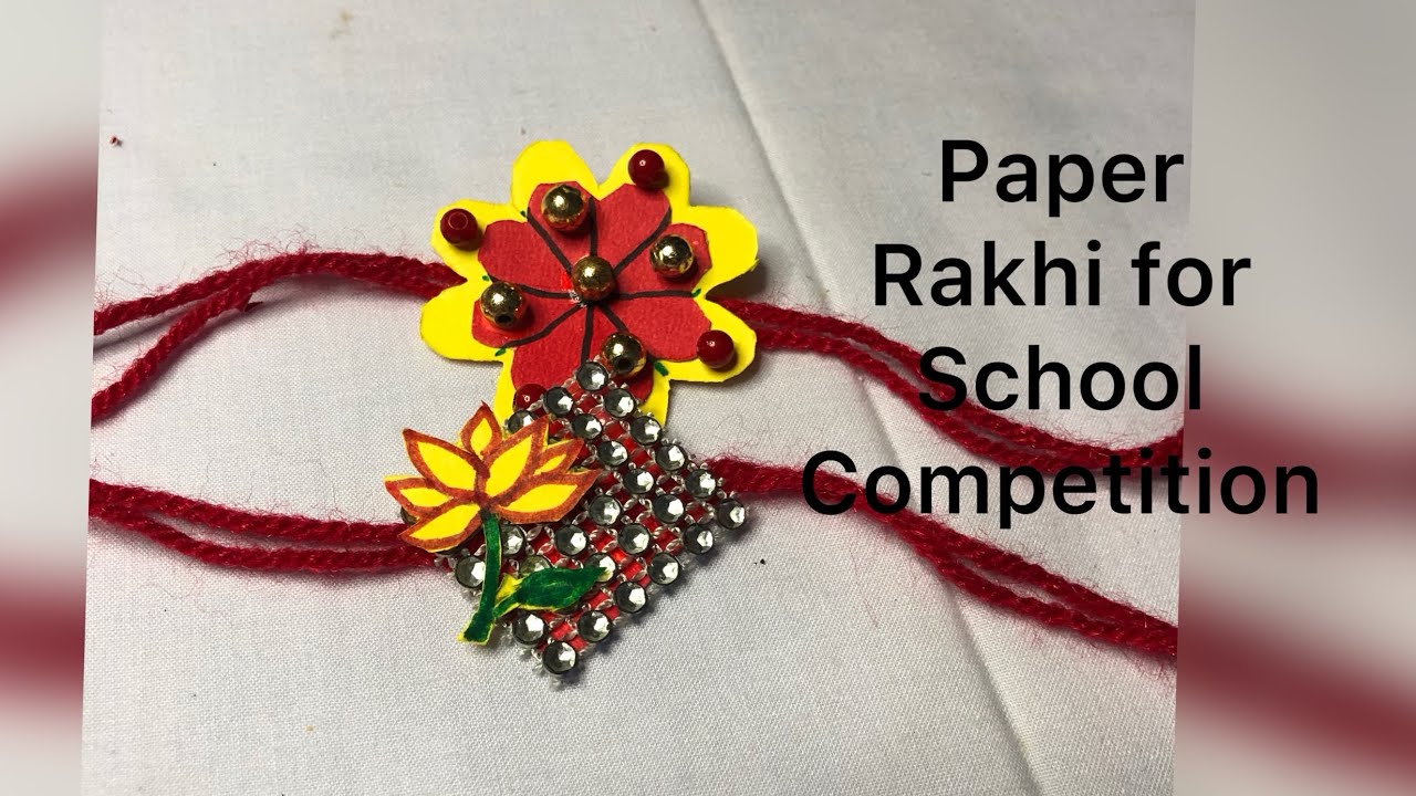 Paper Rakhi making idea | Easy and useful idea for Rakhi making |rakhi ...