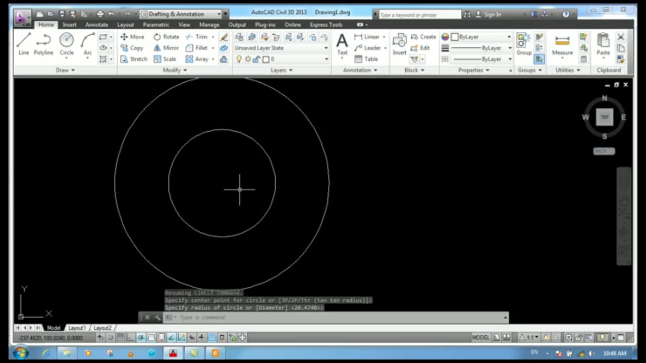 Use of Application status bar in Auto CAD Drawing Settings - YouTube