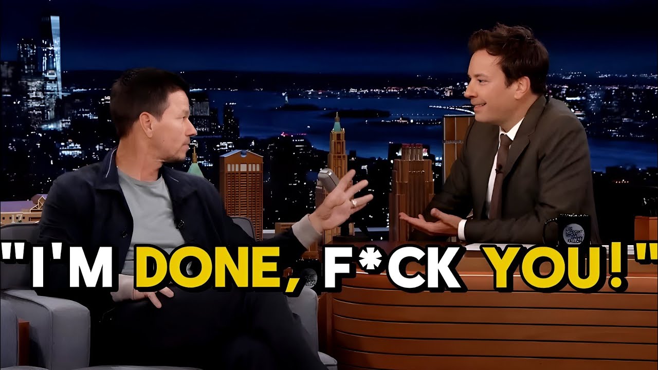 Mark Wahlberg Walks Off Jimmy Fallon's Show After Heated Clash - YouTube