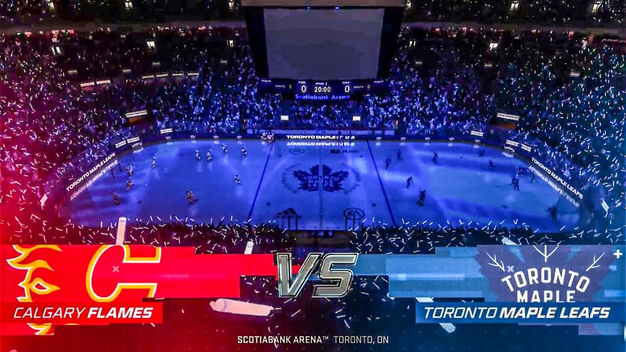 Toronto Maple Leafs vs Calgary Flames 11/10/2023 NHL 24 Gameplay - YouTube