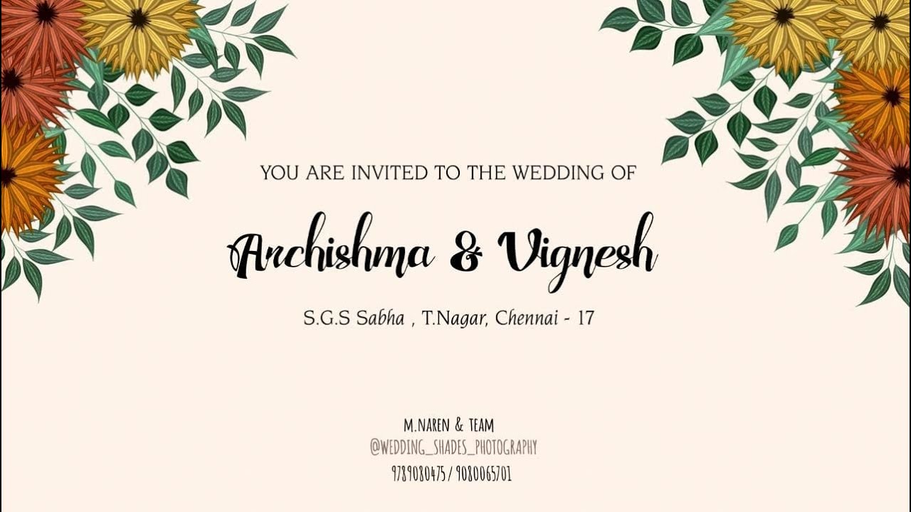 Archishma.K with Vignesh.R - YouTube