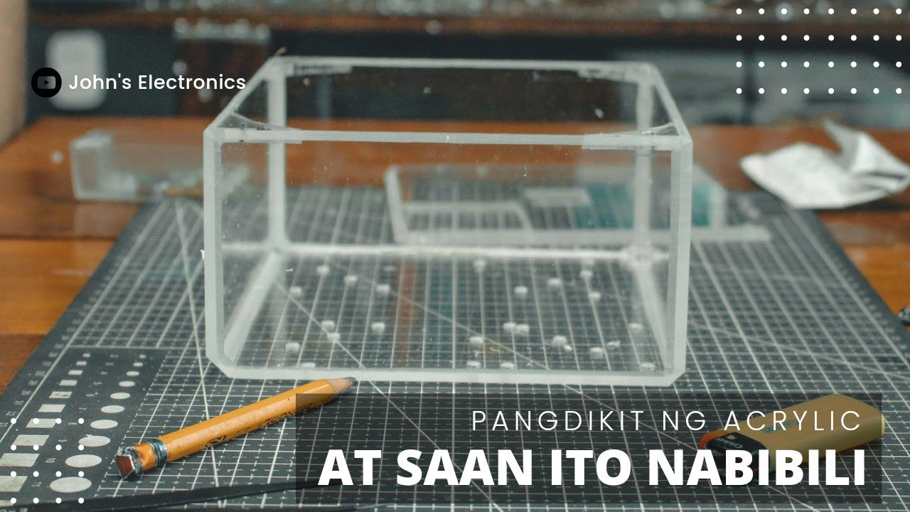 Ano ang pang dikit sa Acrylic at saan nakakabili - YouTube