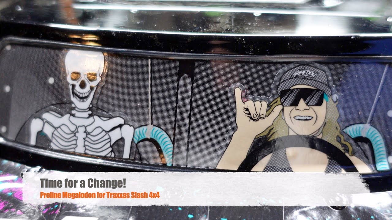 Proline Megalodon Body for the Traxxas Slash 4x4! - YouTube