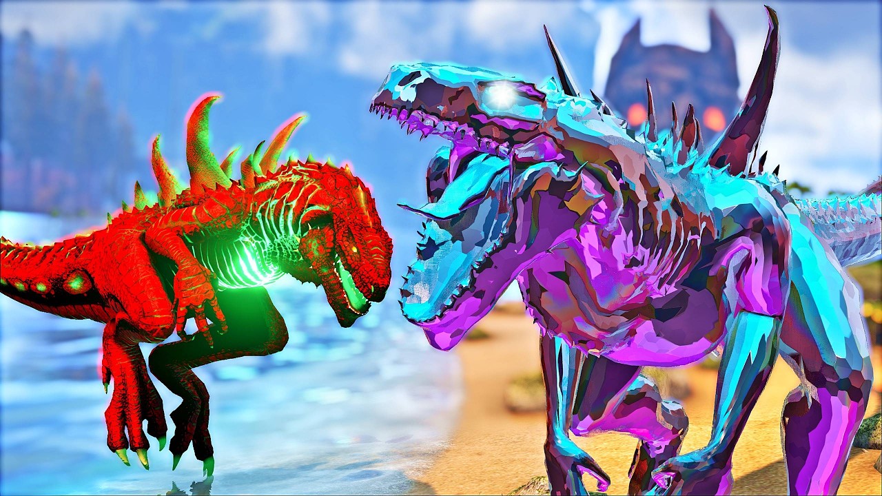 O Red Godzilla EVOLUIU! NOVO GODZILLA de TITANIUM! ARK DINOSSAURO - PAI ...