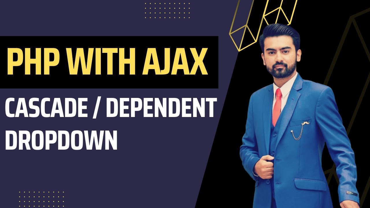 Cascade or Dependent Dropdown with PHP AJAX in Urdu / Hindi - YouTube