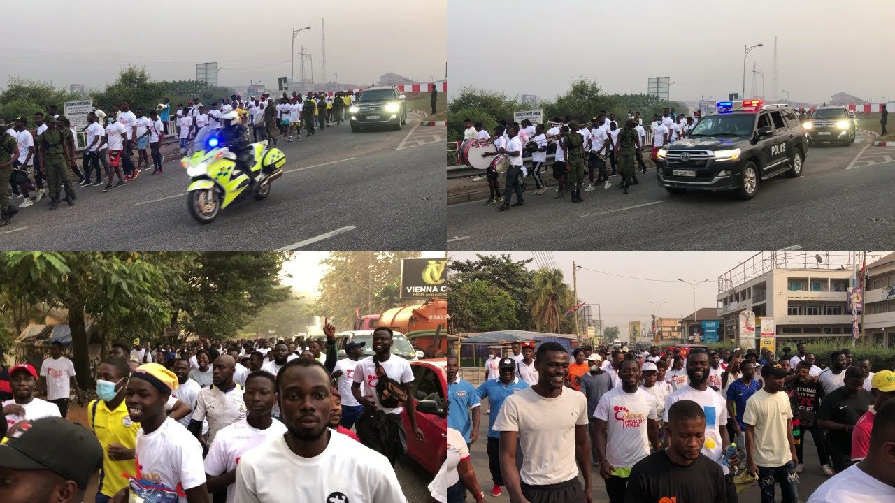 Biggest & Much Participated Health Walk in Ghana. - YouTube