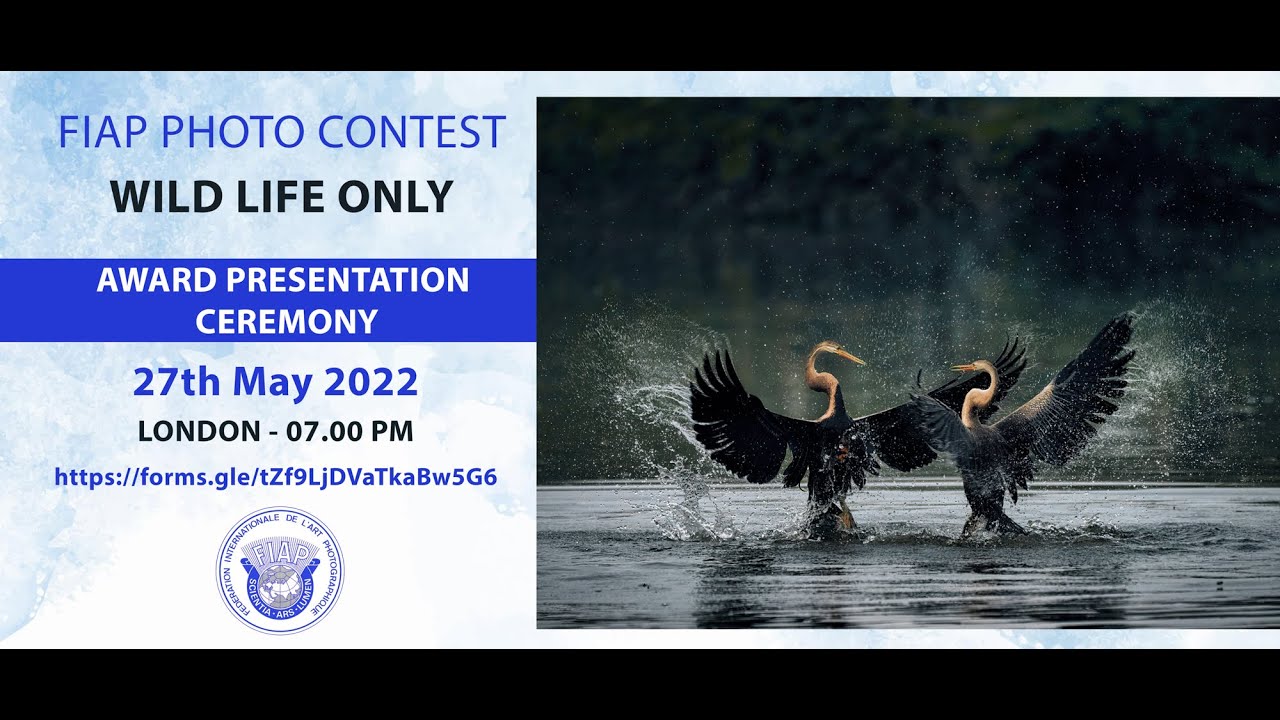 The Awards Ceremony for the FIAP Wildlife Only Competition - FIAP Photo ...