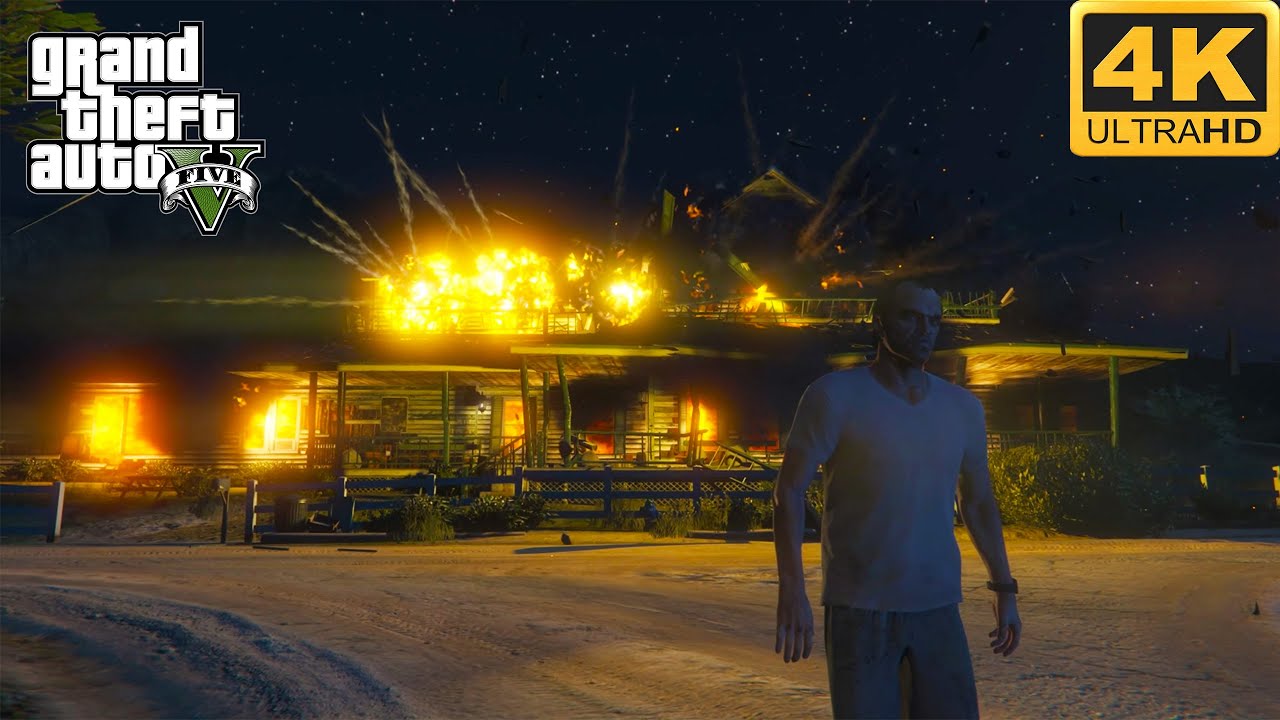 GTA V MISSION 17 | MAX SETTINGS 4K 60 FPS RTX ON - YouTube