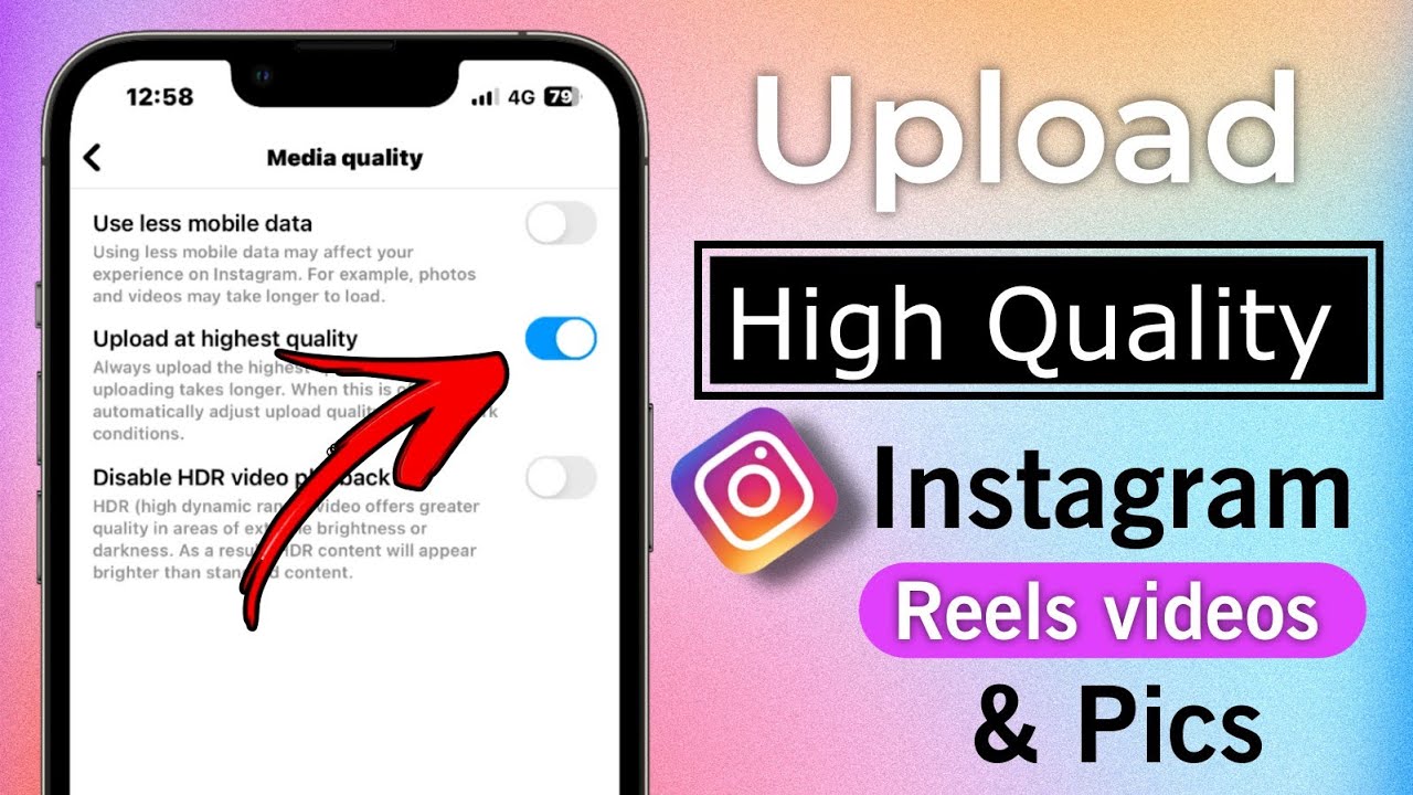 How To Upload High Quality Video On Instagram Reels | Post High Quality ...