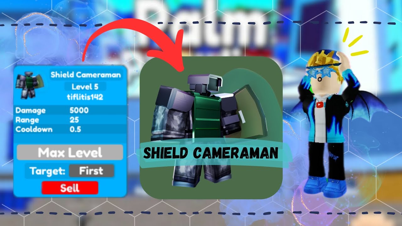 Probe el Shield Cameraman y me Impresionó🤯🤩| Toilet Tower Defense ...