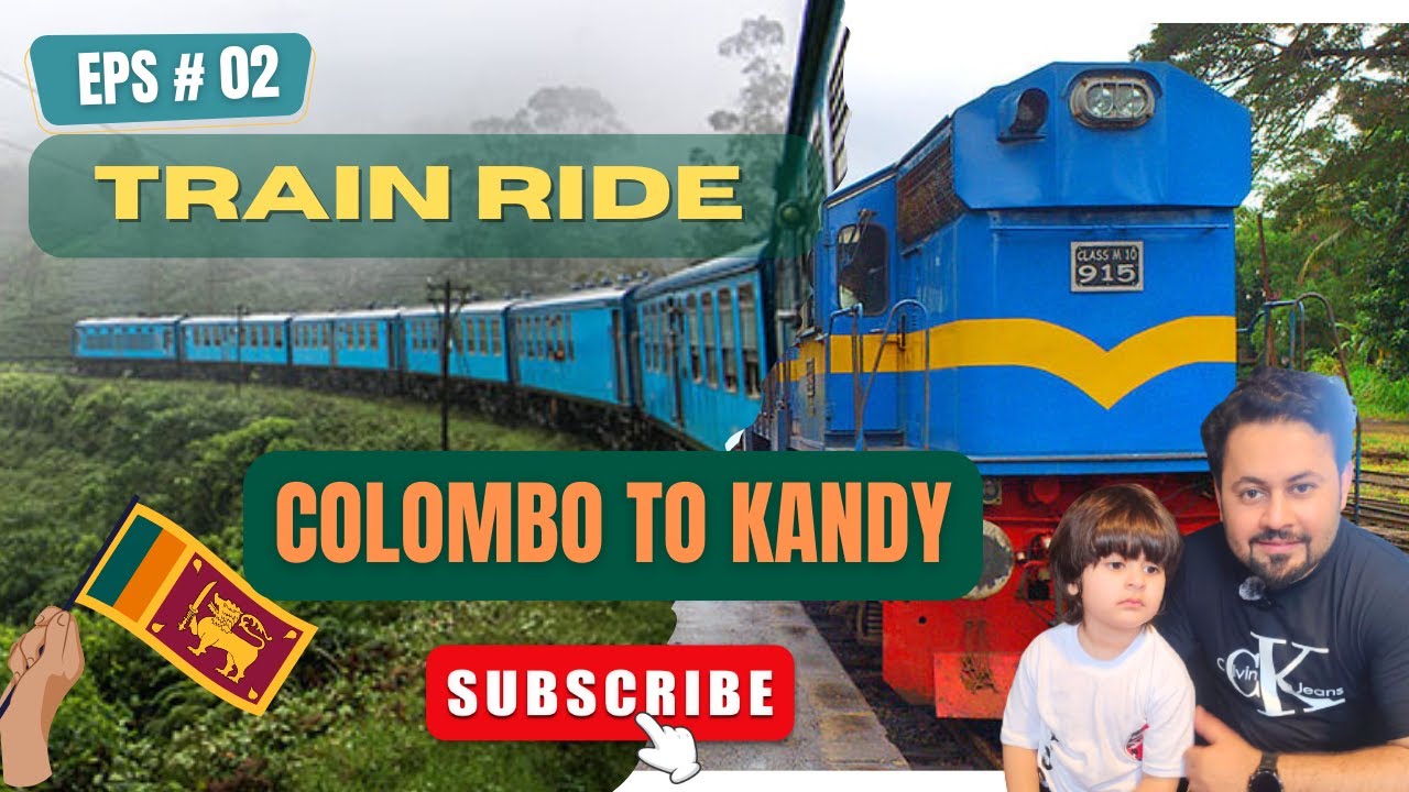 Colombo to Kandy Train Ride | Sri Lankan Railways Experience | How to ...