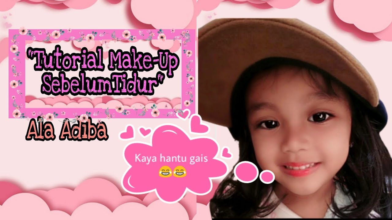 Tutorial MakeUp Sebelum Tidur || Kaya MakeUp Hantu || Lucu - YouTube