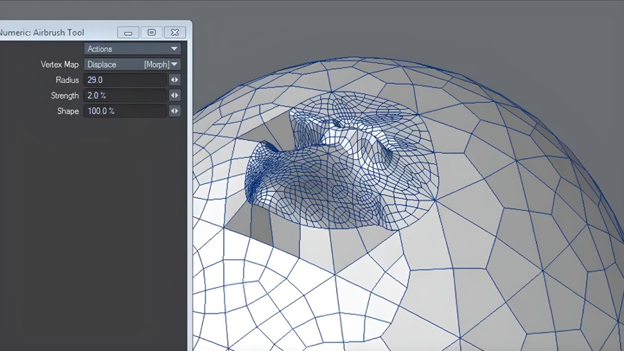 LightWave Model - Morph Displace / Sculpt - YouTube