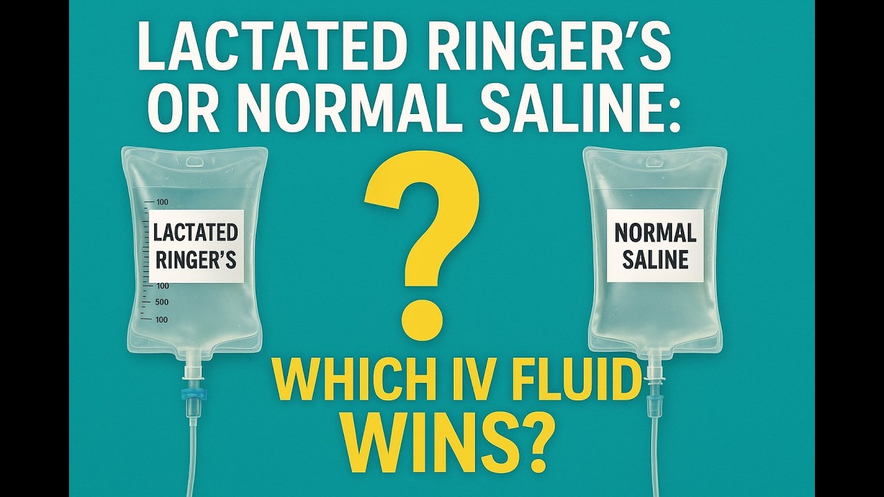 Lactated Ringer’s or Normal Saline: Which IV Fluid Wins? (new NEJM ...