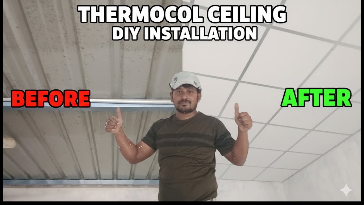 How to Install Thermocol Ceiling Step-by-Step | Easy DIY Guide - YouTube