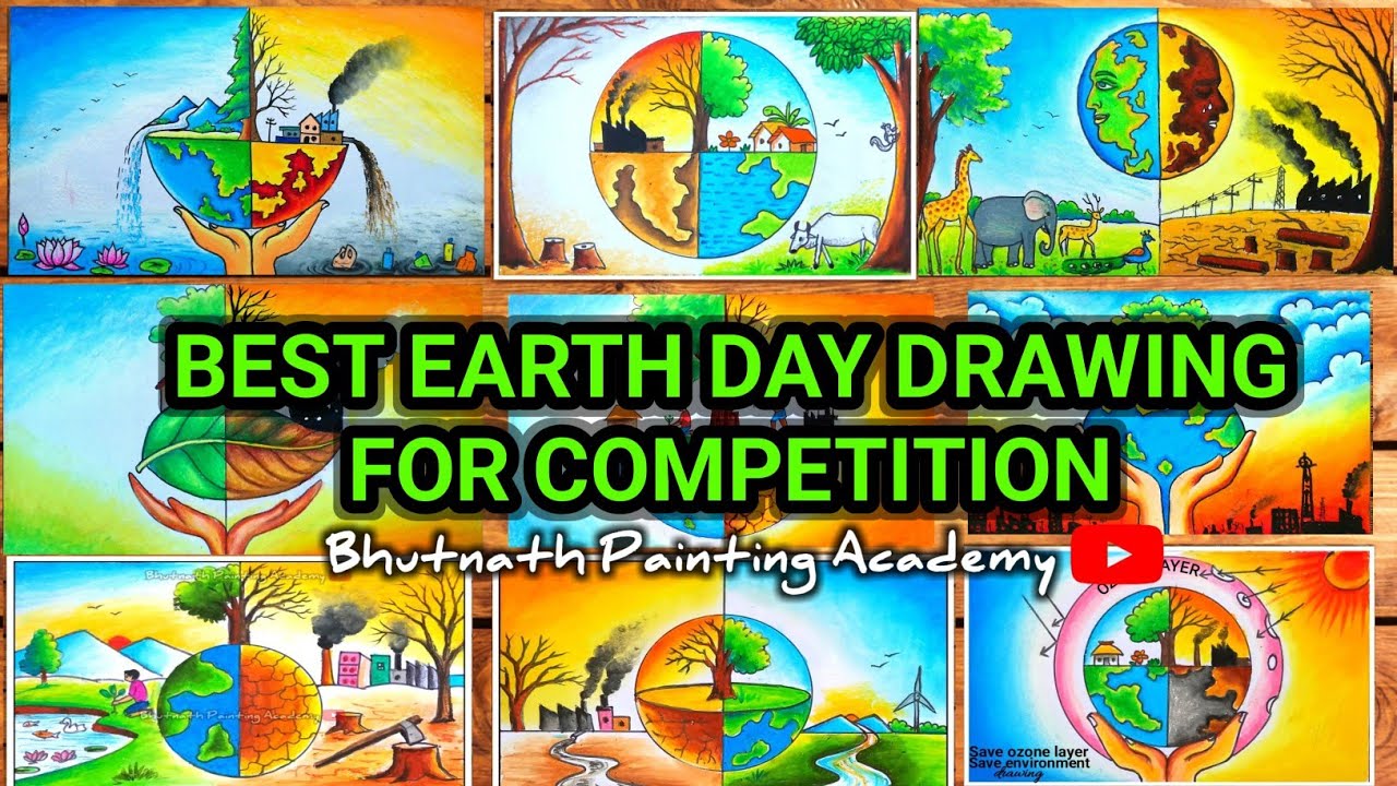 Global Warming Pictures For Drawing Competition