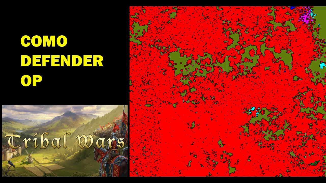 COMO DEFENDER ATAQUES DE UMA OP NO TRIBAL WARS - YouTube