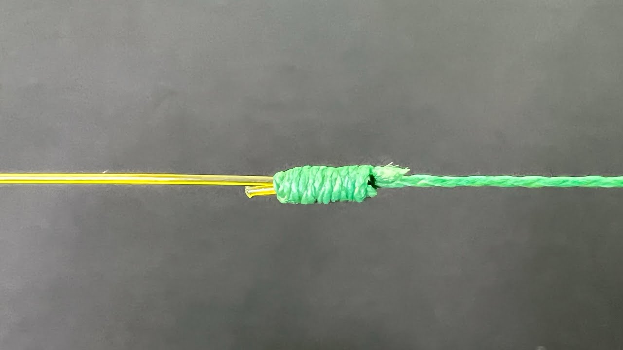 Two great ways to tie two ends of a fishing line. - YouTube