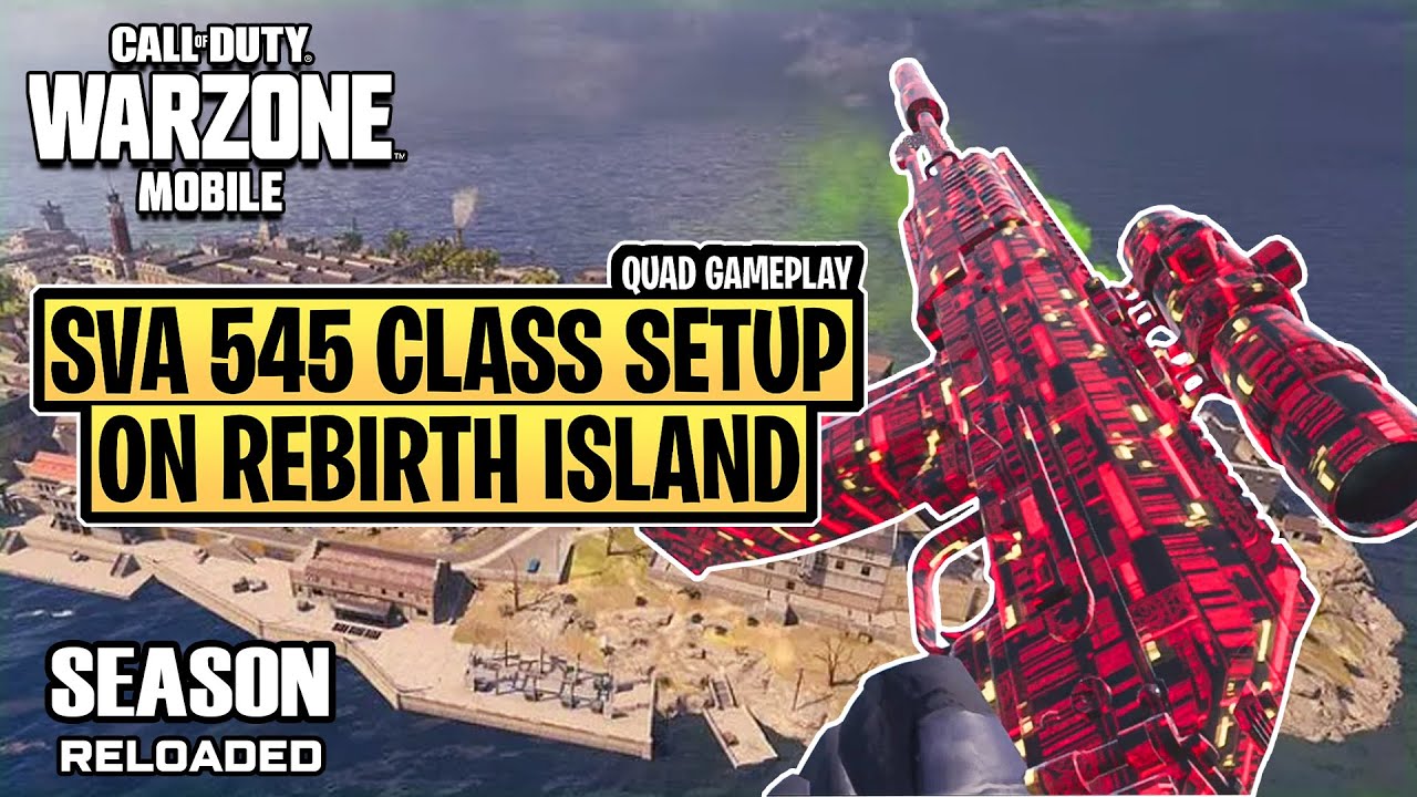 WARZONE MOBILE GAMEPLAY SVA 545 LOADOUT - YouTube