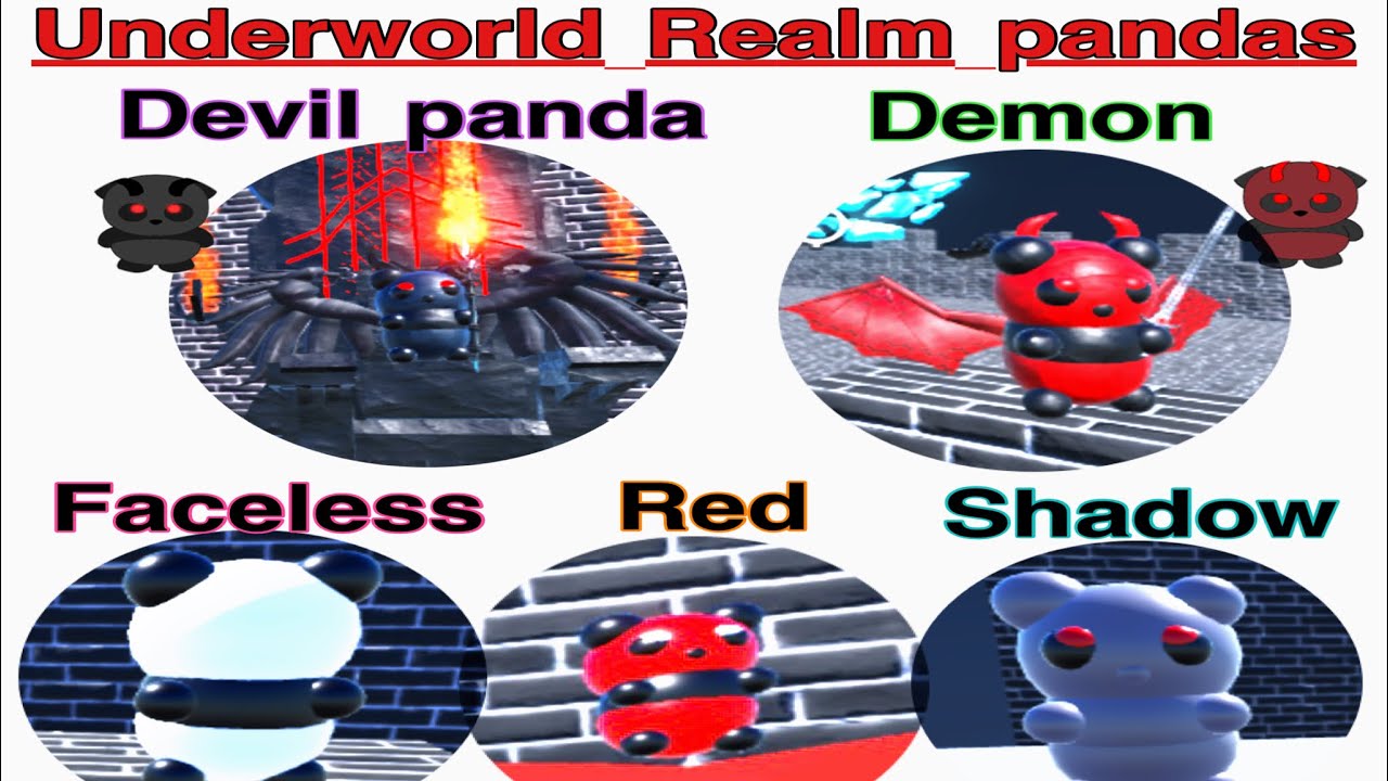 How to find devil panda, red panda, demon panda, faceless panda, shadow panda | find the pandas ...