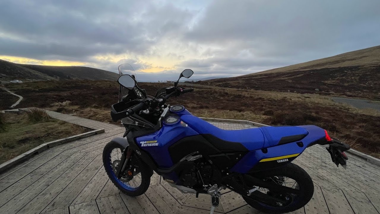 Yamaha T7 Ténéré world raid, First proper run. - YouTube