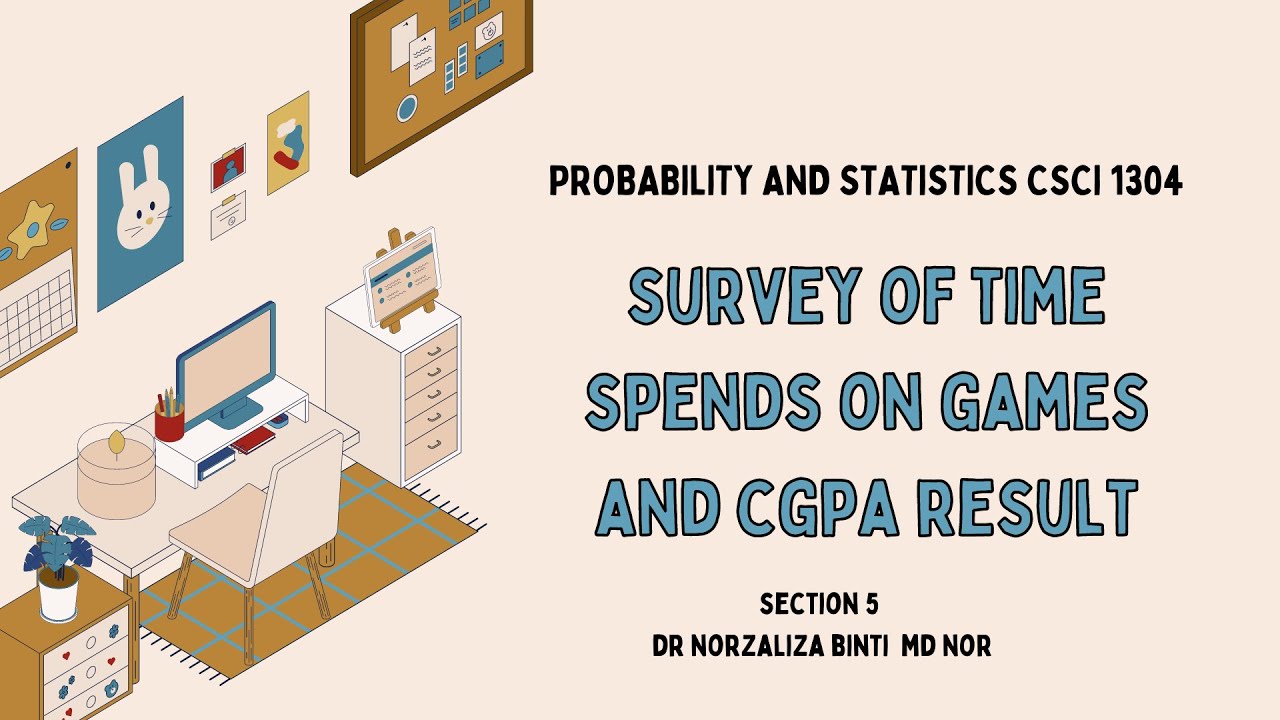 Survey of Time Spends on Games and CGPA Result | CSCI 1304 SANTAI ...