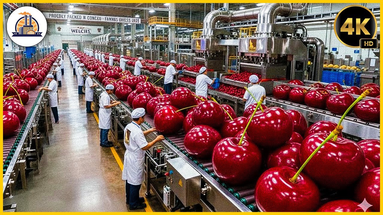 Inside a Future Cherry Factory: From Fresh Cherries to Mouth-Watering ...