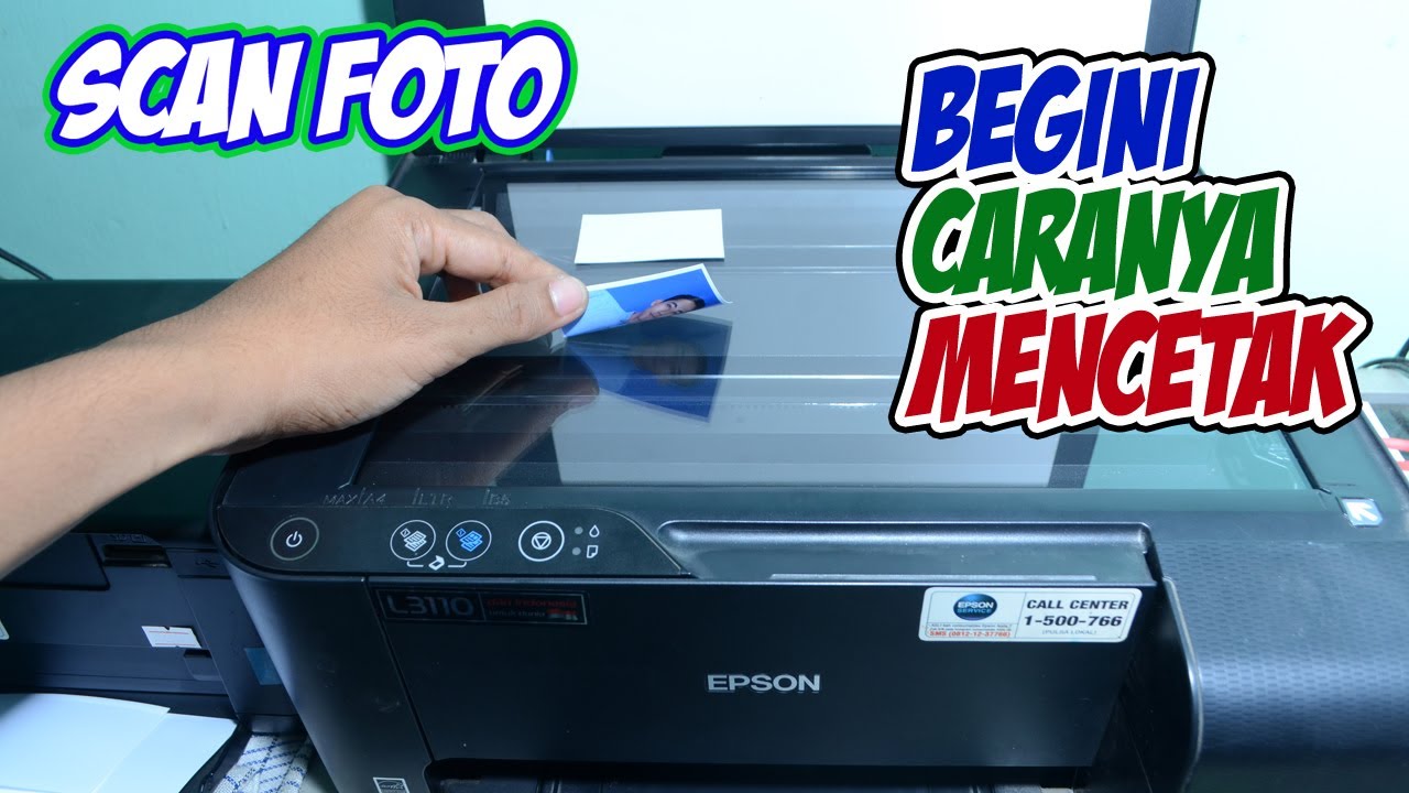 Cara Scan Pas Foto Menggunakan Printer Epson l3110 - YouTube