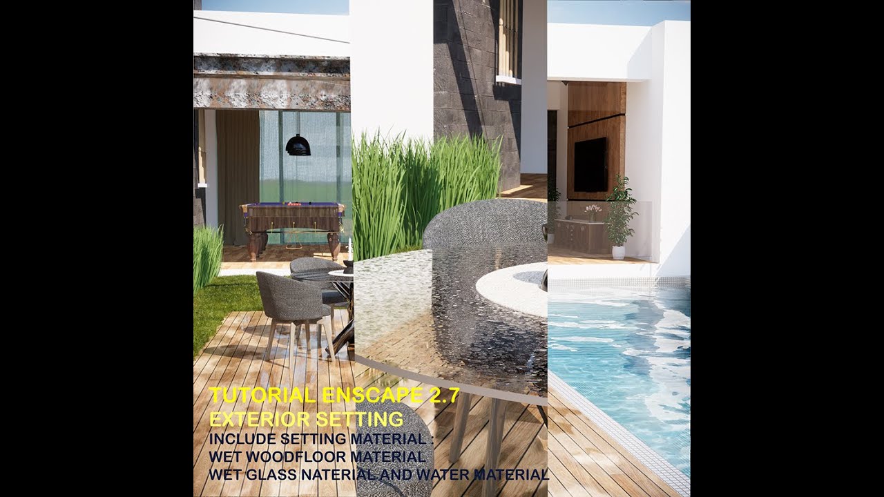 HOW TO SET WET MATERIAL IN ENSCAPE 2.7 - YouTube