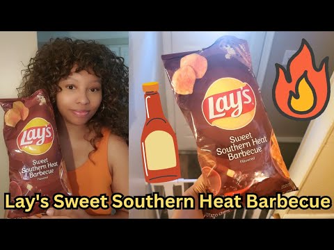 TRIED IT! Lay's Sweet Southern Heat Barbecue chips REVIEW | Are these ...