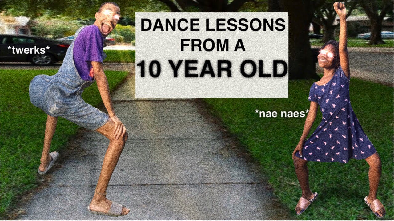 10 year old taught me how to dance! ...kinda - YouTube
