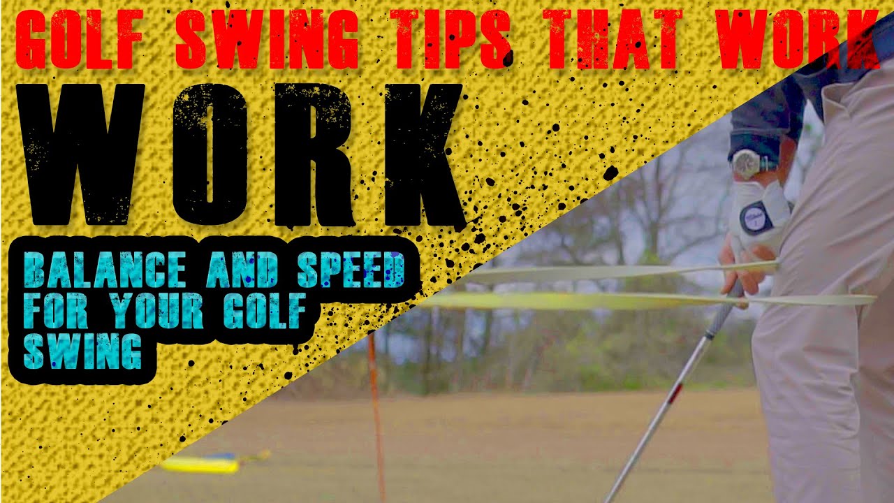 Golf Swing Drill 7 - balance and speed for your golf swing - YouTube