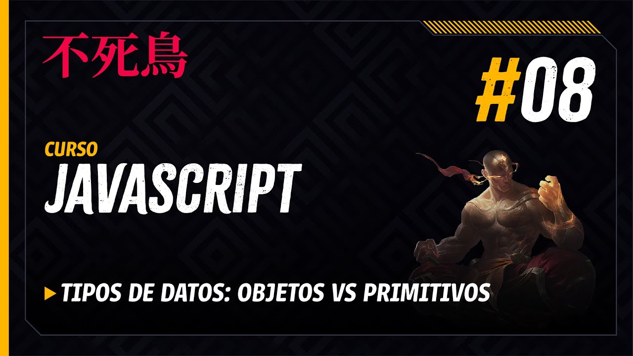 Curso JavaScript: Tipos de datos - Objetos vs. Primitivos. - YouTube