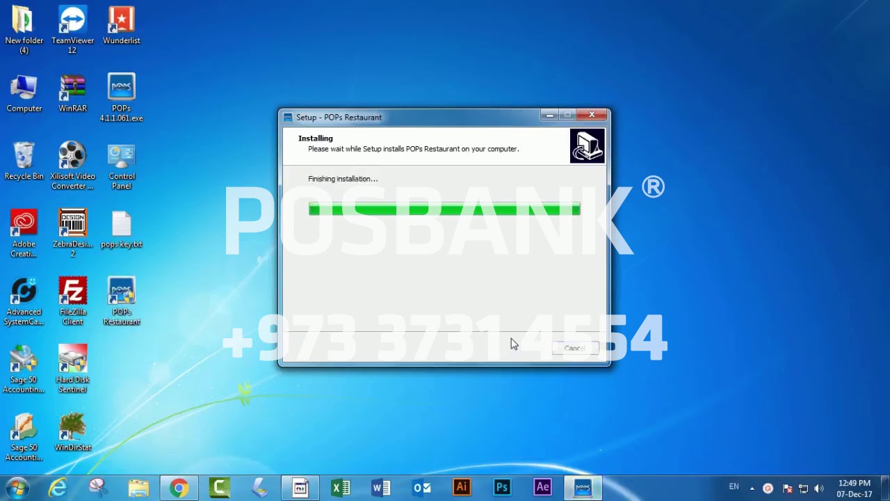 how to install the POPs Restaurant Software ME - YouTube
