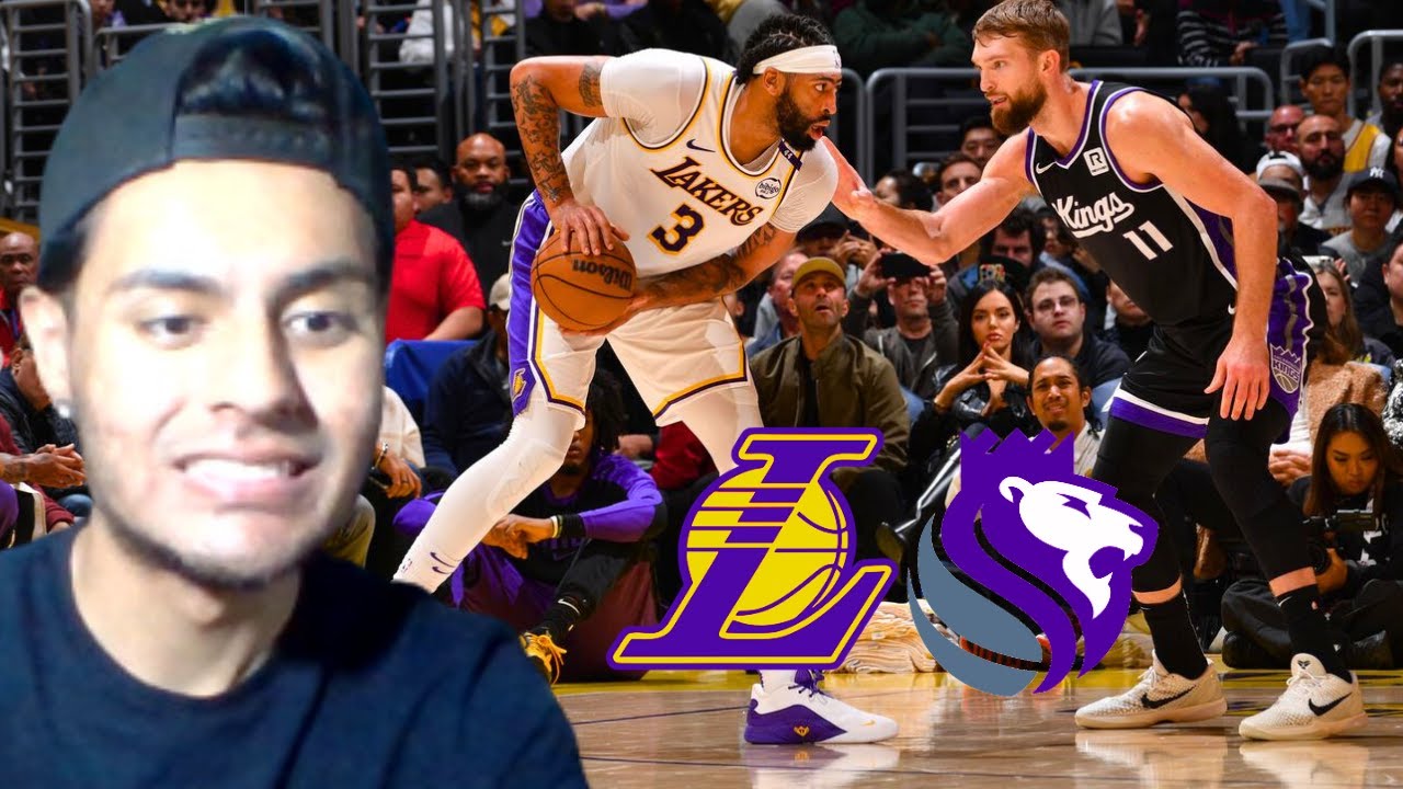 ANTHONY DAVIS COOKING!! KINGS VS LAKERS REACTION HIGHLIGHTS!! - YouTube