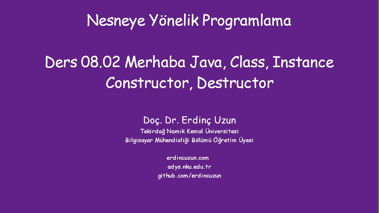NYP 08.02 Merhaba Java - YouTube