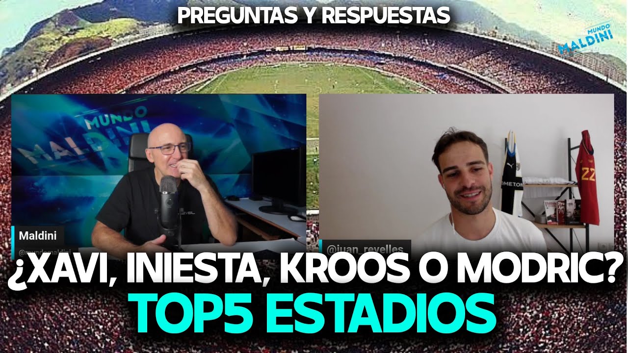 XAVI, INIESTA, MODRIC O KROOS ¿QUIÉN FUE MEJOR? | TOP5 ESTADIOS DE ...