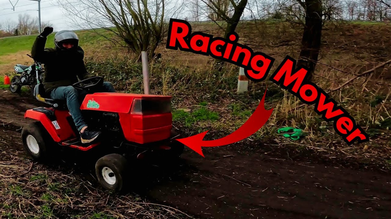 We Build a RACING LAWNMOWER - YouTube