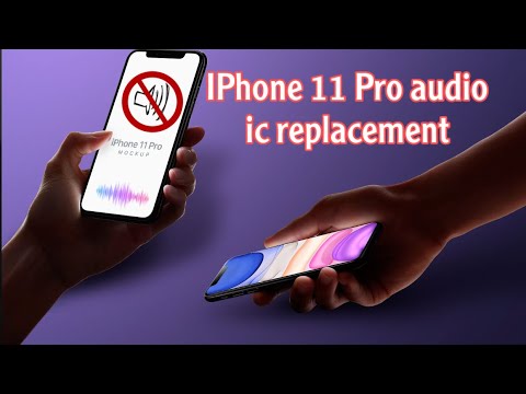 iPhone 11 Pro audio ic replacement - YouTube