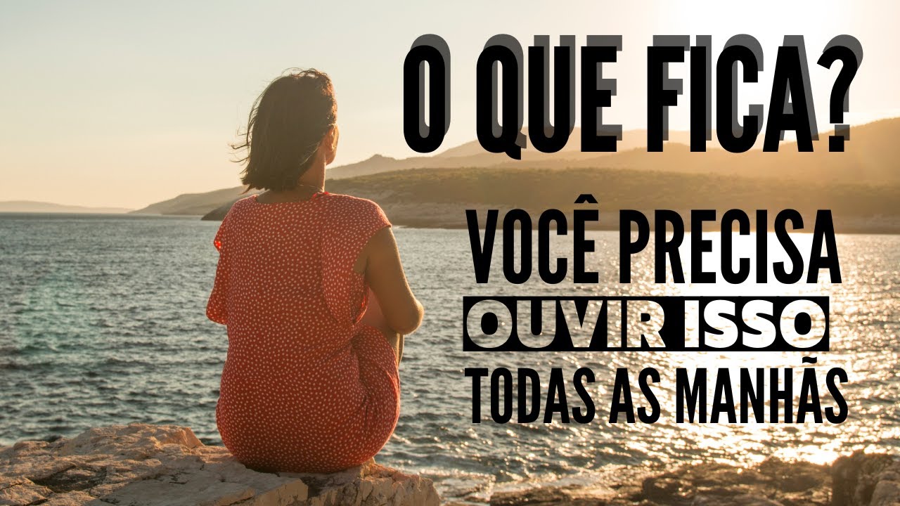 A gente vai embora e o que fica? | Reflexão Maycol Viana | Você precisa ...