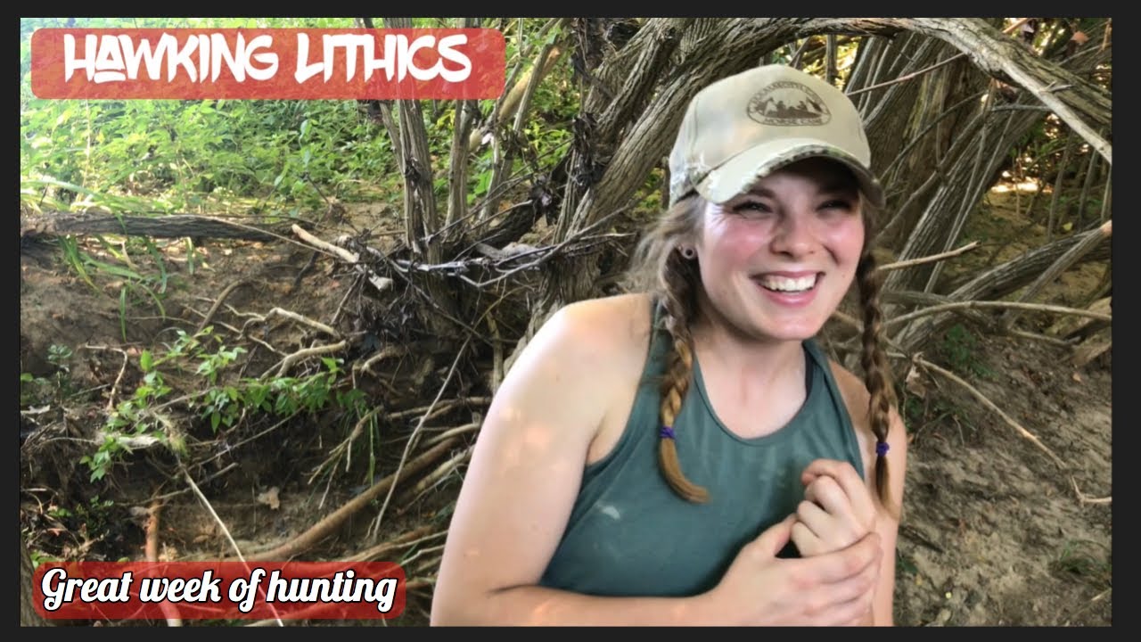 Great week of hunting#81 Hawking Lithics arrowhead hunting - YouTube