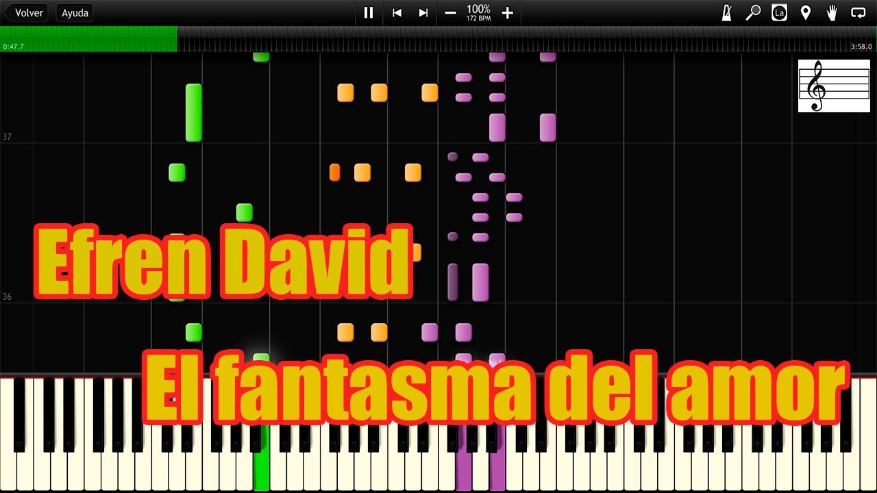 Efren David - El fantasma del amor synthesia - YouTube
